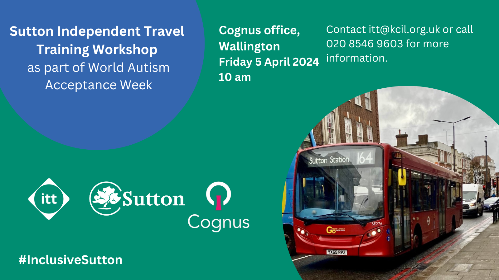 Sutton Independent Travel Training Workshop as part of World Autism ...